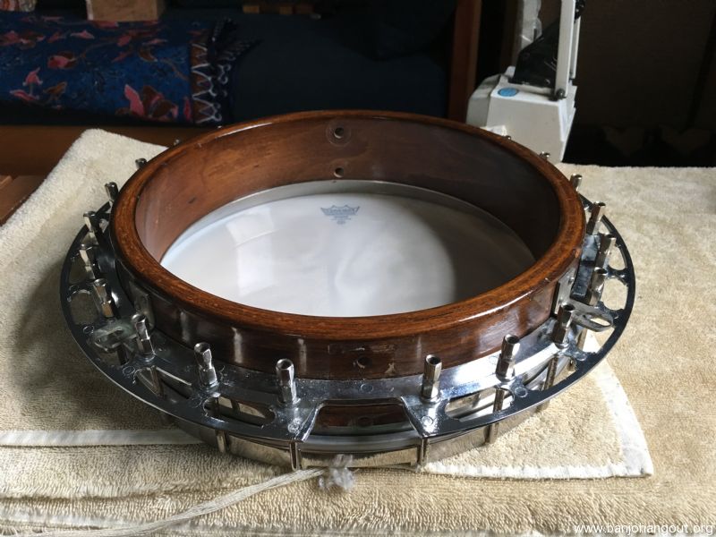 SOLD: Complete banjo pot with Ryan no holes flat head / sold - Banjo ...