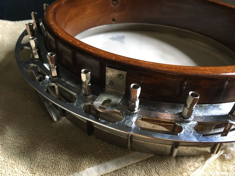 SOLD: Complete banjo pot with Ryan no holes flat head / sold - Banjo ...