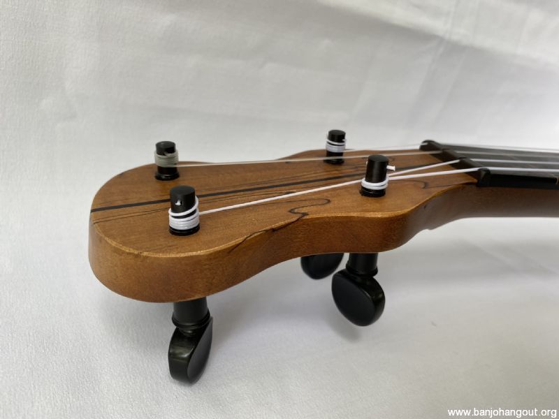 Spalted Maple Internally Tensioned Nylgut Strung Flush Fret Open Back ...