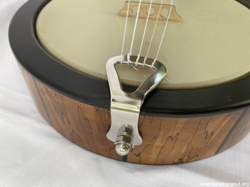 Spalted Maple Internally Tensioned Nylgut Strung Flush Fret Open Back ...