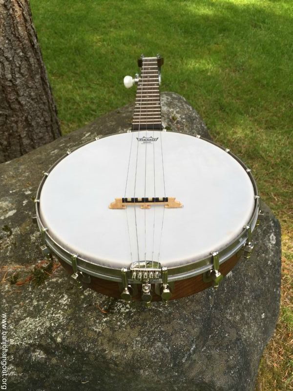 Newly Crafted Walnut Mini Travel 5 String Banjo - Used Banjo For Sale ...