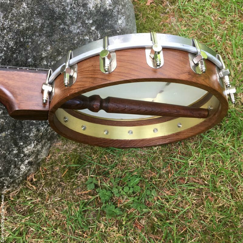 Newly Crafted Walnut Mini Travel 5 String Banjo - Used Banjo For Sale ...