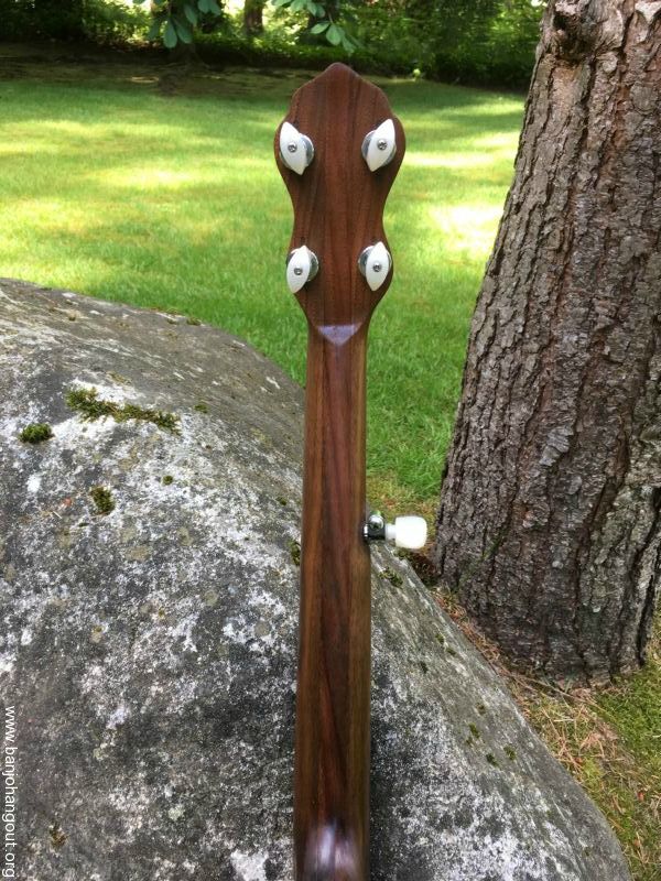 Newly Crafted Walnut Mini Travel 5 String Banjo - Used Banjo For Sale ...