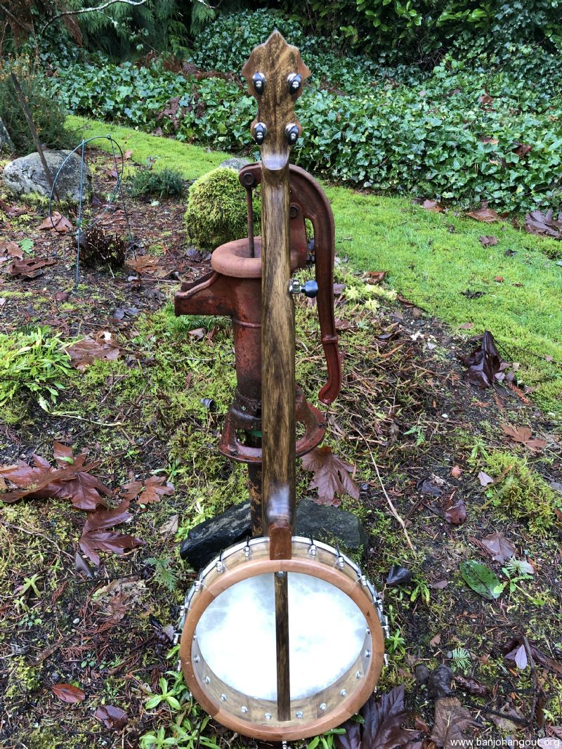 New African Black Limba Open Back Banjo - Used Banjo For Sale at ...