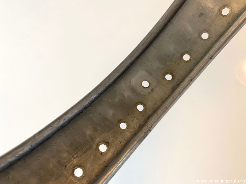 SOLD: 100 Year Old 12" Banjo Pot, All Metal! - Banjo Hangout