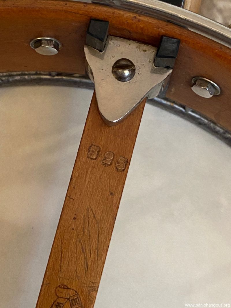 1920 Washburn Improved 5 String Banjo Raised Tone Ring Used