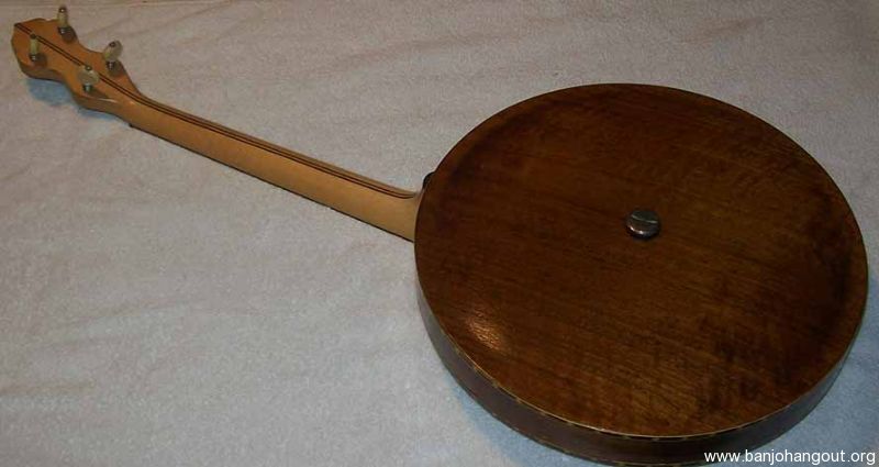 1920's Short scale Lange Banner Blue Tenor Banjo, Rare 10.5 " rim ...