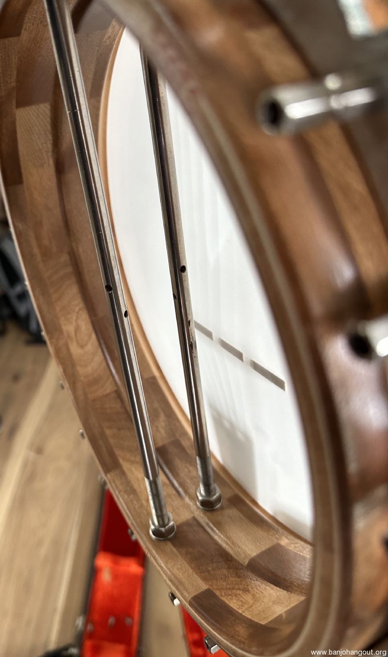 Stelling Bellflower with all wooden Tony Pass rim - Banjo Hangout