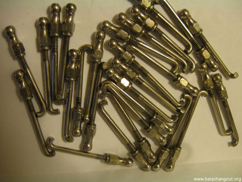 SOLD: Vintage Vega Banjo Hooks and Nuts ( closed end ball nuts ...