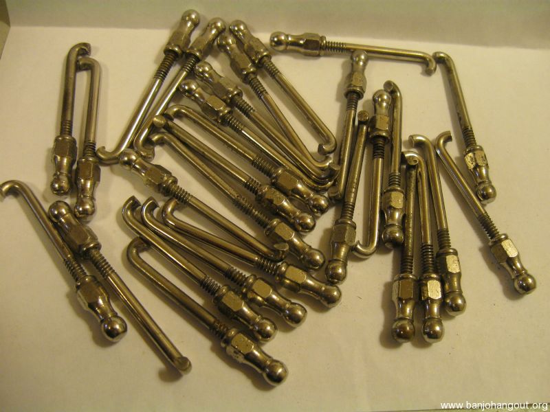 SOLD: Vintage Vega Banjo Hooks and Nuts ( closed end ball nuts ...