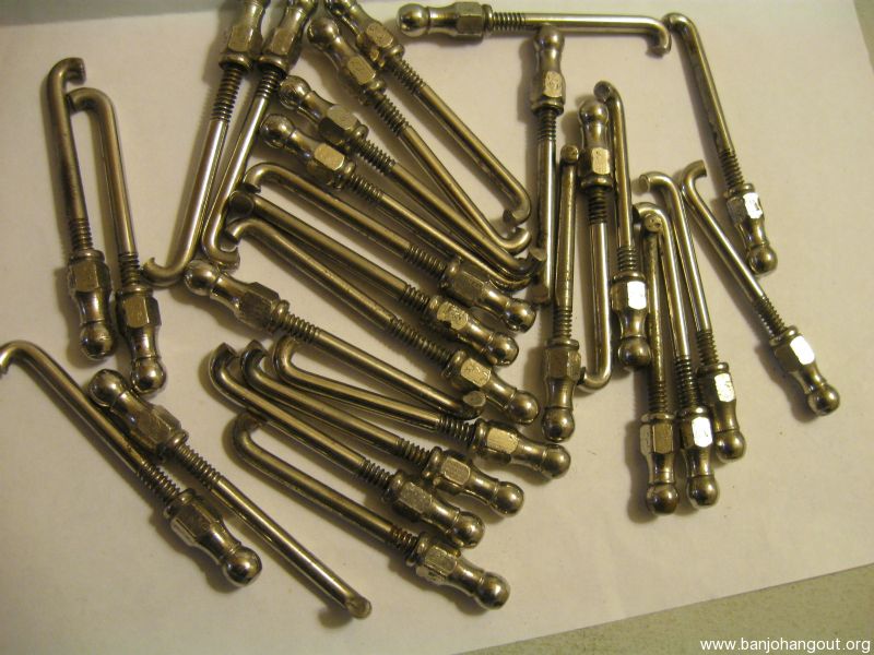 SOLD: Vintage Vega Banjo Hooks and Nuts ( closed end ball nuts ...