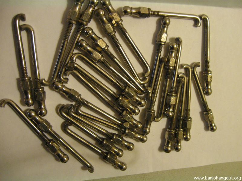 SOLD: Vintage Vega Banjo Hooks and Nuts ( closed end ball nuts ...