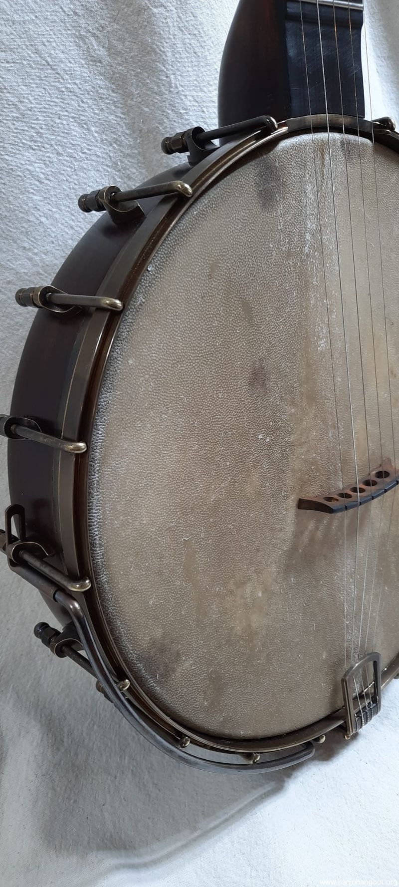 SOLD Old Time classic 12 inches rim cherry banjo - Used Banjo For Sale ...