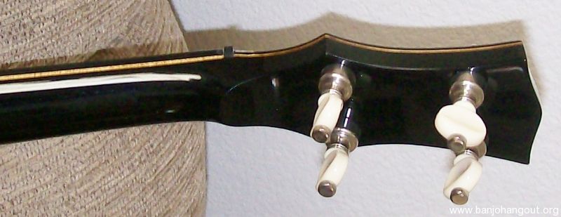 SOLD! -- Short-scale (Travel?) Banjo Neck w/ Gariepy Aluminum Rim ...