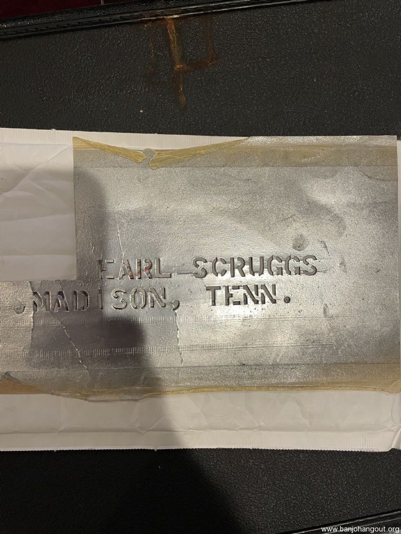 SOLD: Earl’s Case Stencil - Banjo Hangout