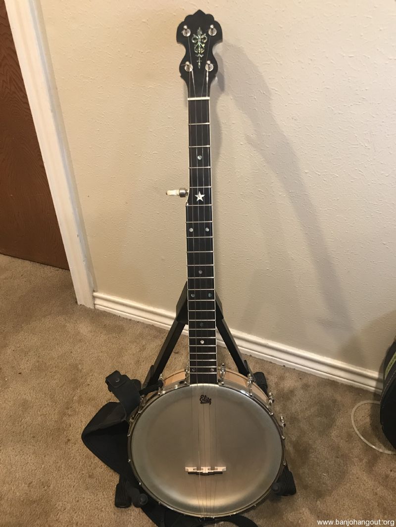 Very nice Hickler banjo wth 11" maple rim and Dobson tone ring - Used ...
