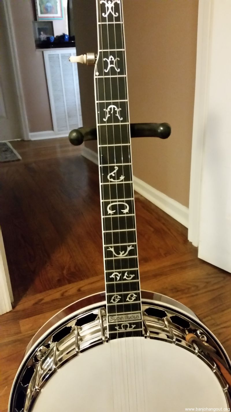 Hopkins LouZee 5 string resonator banjo - on Hold - Used Banjo For Sale ...