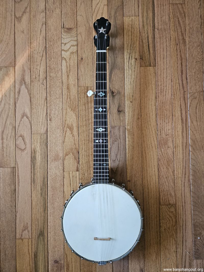 C. E. Dobson "Great Echo" 1888 Patent metal rim banjo - Used Banjo For ...