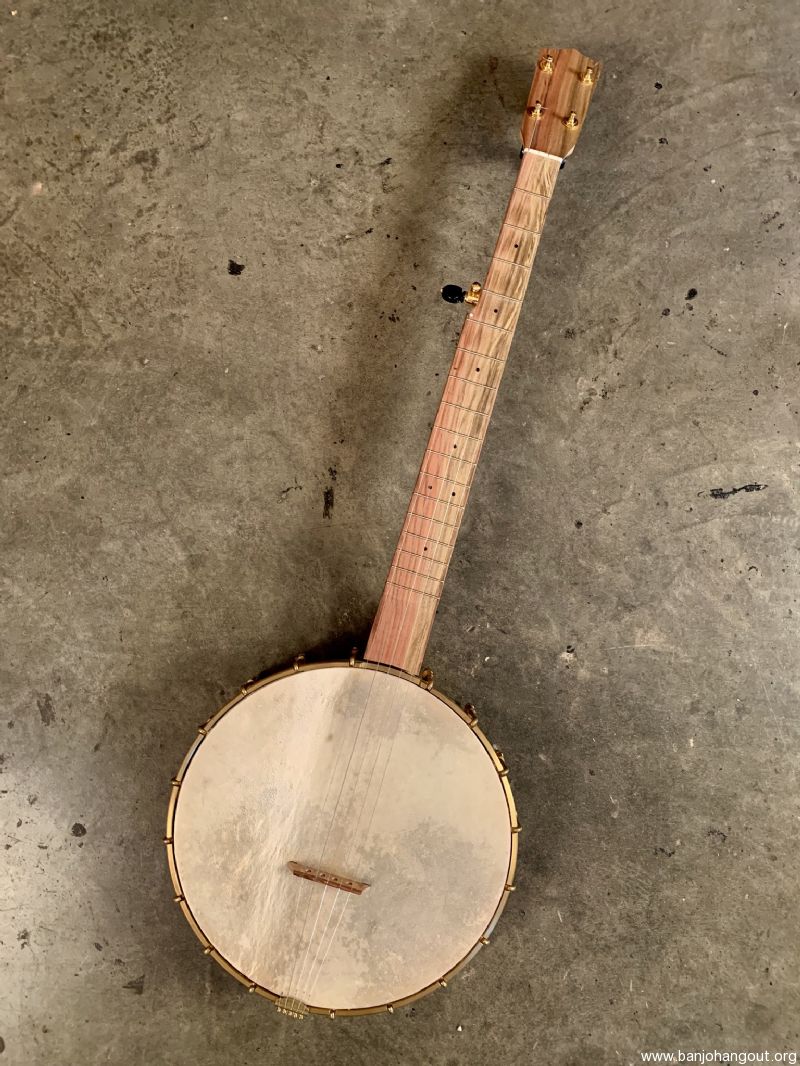 Maple and Pistachio Beansprout Open Back Banjo - Used Banjo For Sale at ...