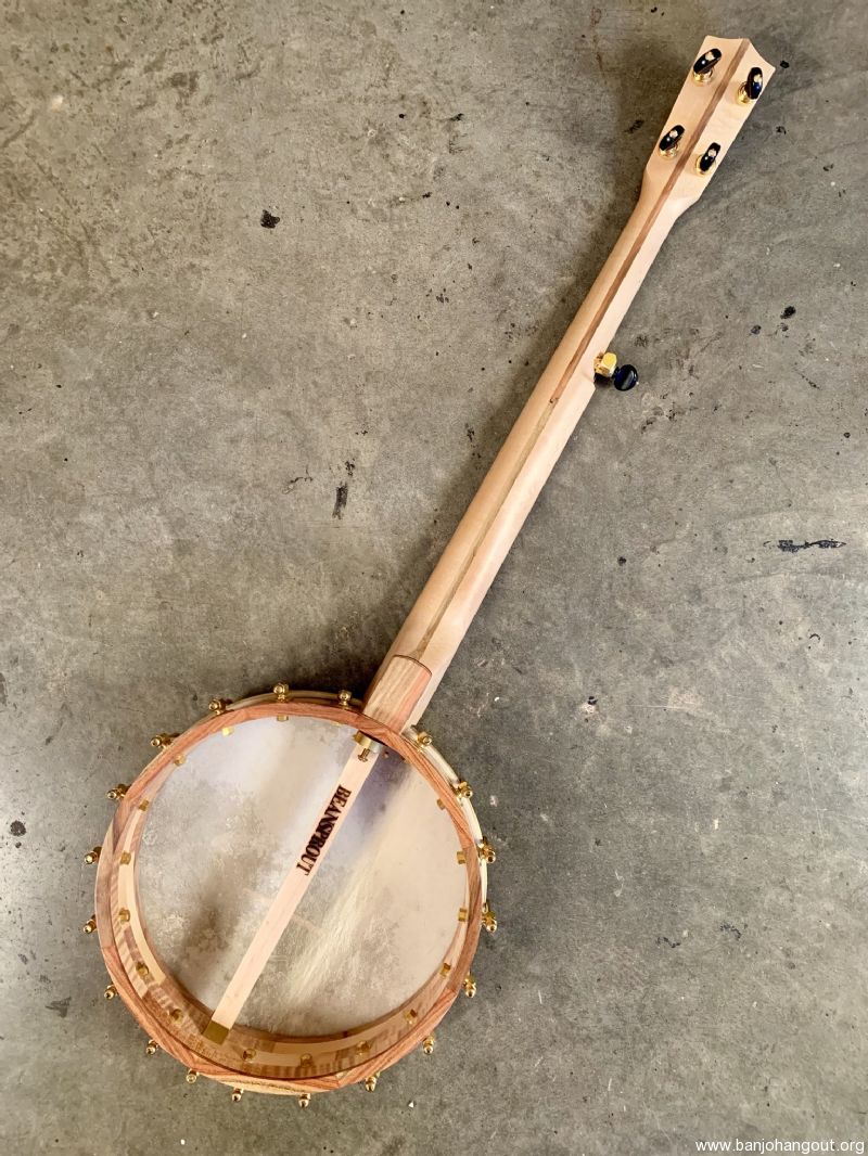 Maple and Pistachio Beansprout Open Back Banjo - Used Banjo For Sale at ...