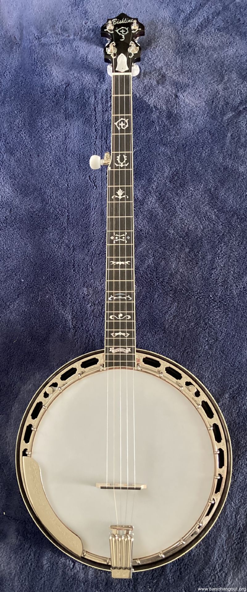 Bishline maple wreath style inlay - Used Banjo For Sale at BanjoBuyer.com