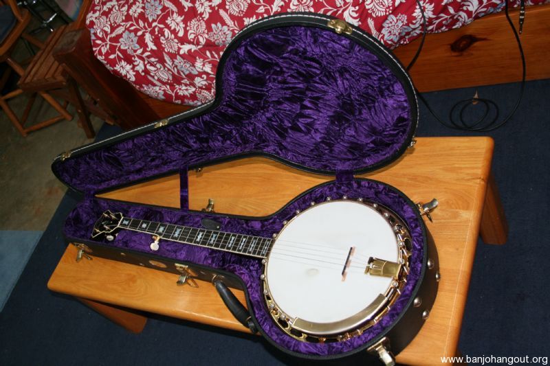 gold plated top tension Robin smith - Used Banjo For Sale at BanjoBuyer.com