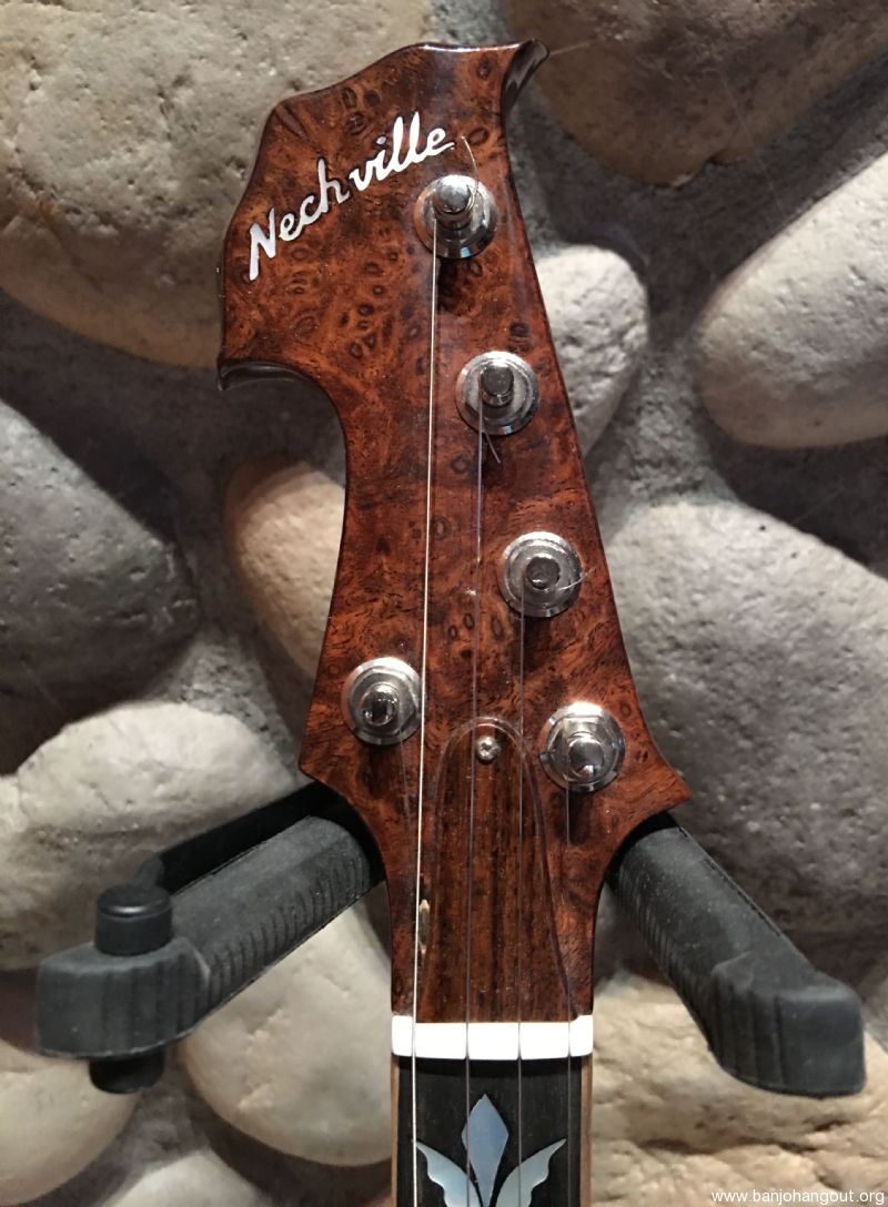 Custom Nechville Nextar w/ Rare 5th String Sliding Capo - Used Banjo ...