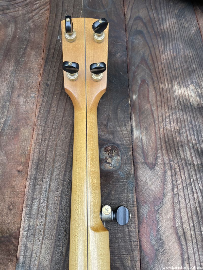 Rickard 11” Maple Ridge open back banjo. Dobson ring. Antiqued brass ...