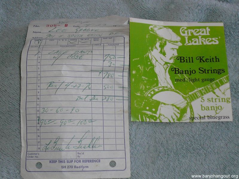 Great Lakes "Rose" - A museum piece - Used Banjo For Sale at BanjoBuyer.com