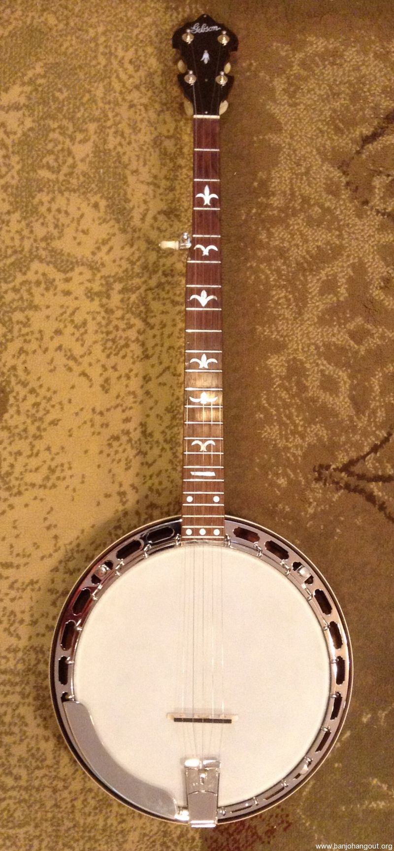 "Gibson RB-1" w/McPeake Ring & Timeless Timber Rim - Used Banjo For ...