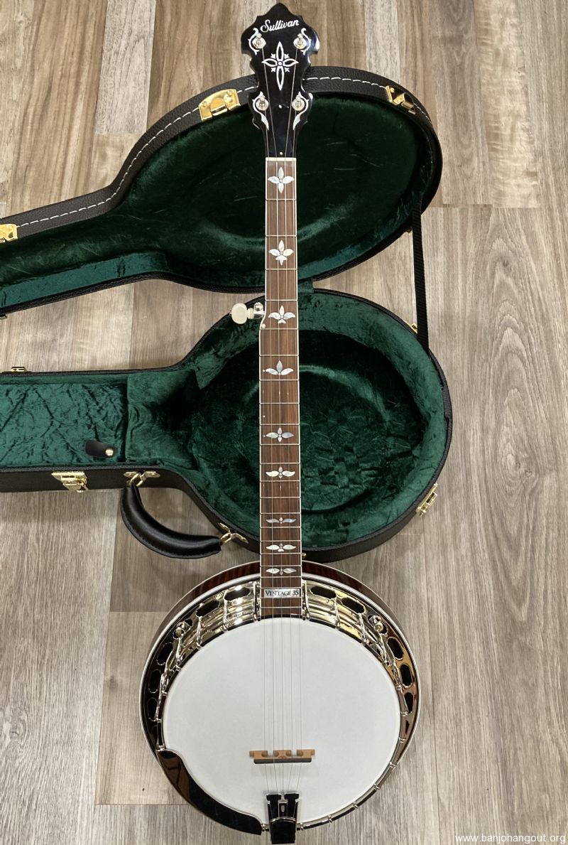 New Sullivan Vintage 35 Curly Maple w/Videos - Used Banjo For Sale at ...