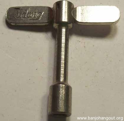 SOLD: 1920s Ludwig tension wrench (ON HOLD PENDING PAYMENT) - Banjo Hangout