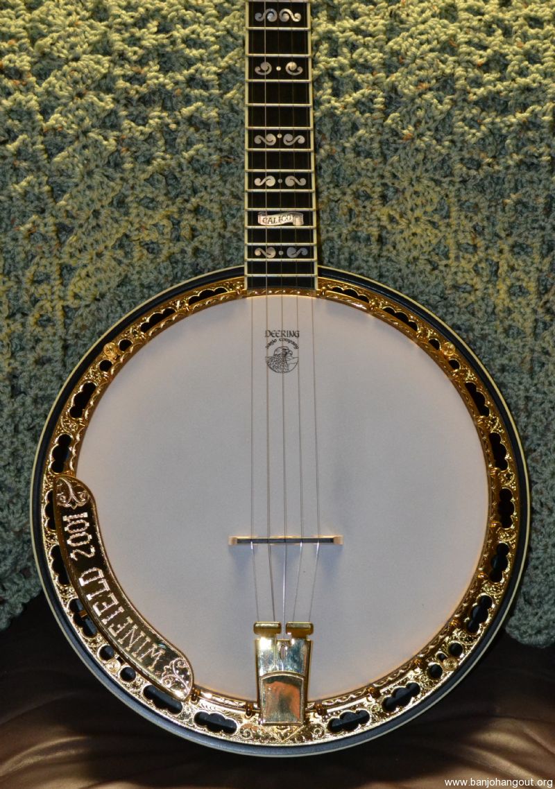 Deering Calico Custom Winfield Banjo, 2001 - Used Banjo For Sale at ...