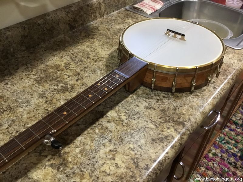 Custom Cherry banjo - Used Banjo For Sale at BanjoBuyer.com