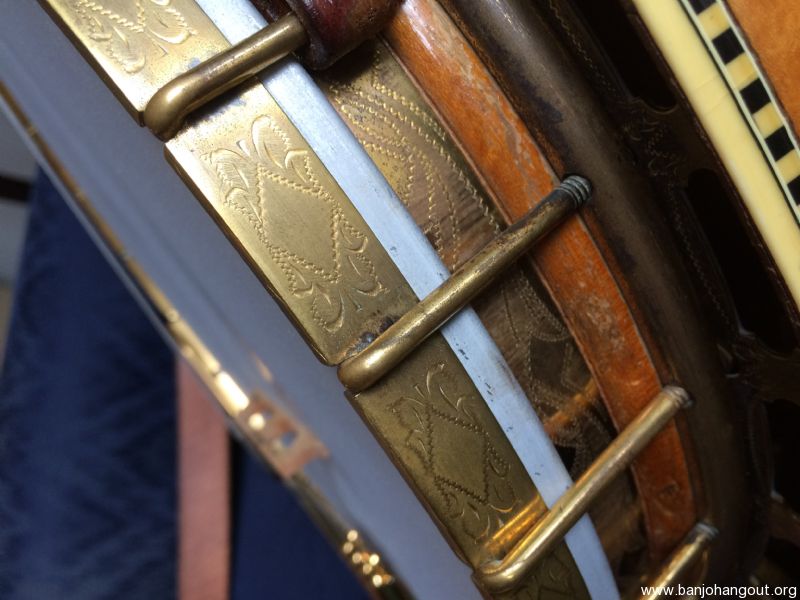 1928 Gibson Style 6 Checkerboard Flathead - Used Banjo For Sale at ...