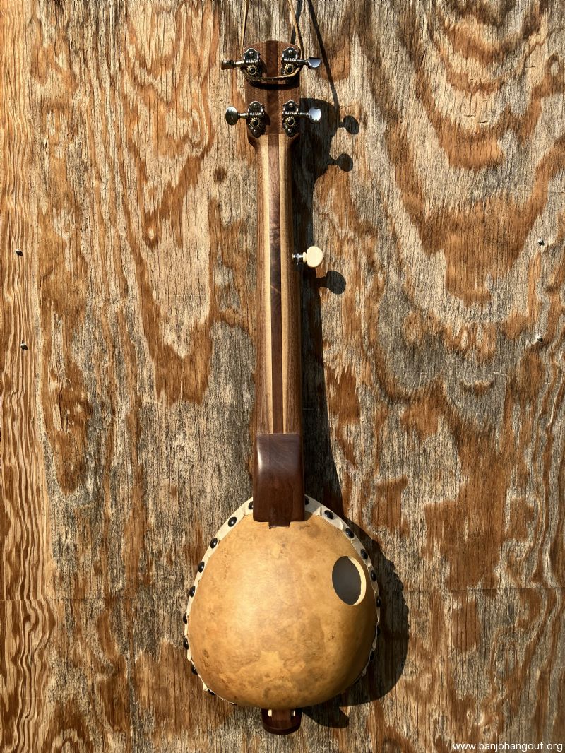 SOLD: Noah Cline Half-shell Gourd Banjo — Sold Pending - Banjo Hangout