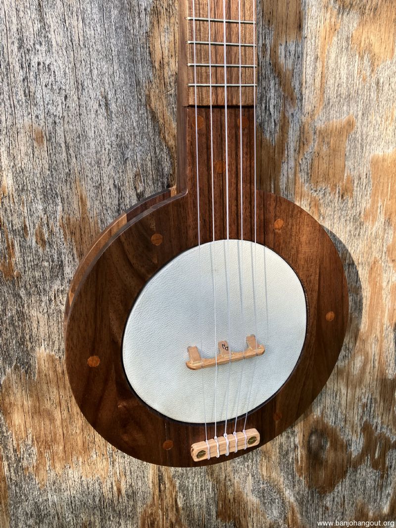 SOLD: Noah Cline C-scale Mountain Banjo, #180, Walnut/Cherry — Sold ...