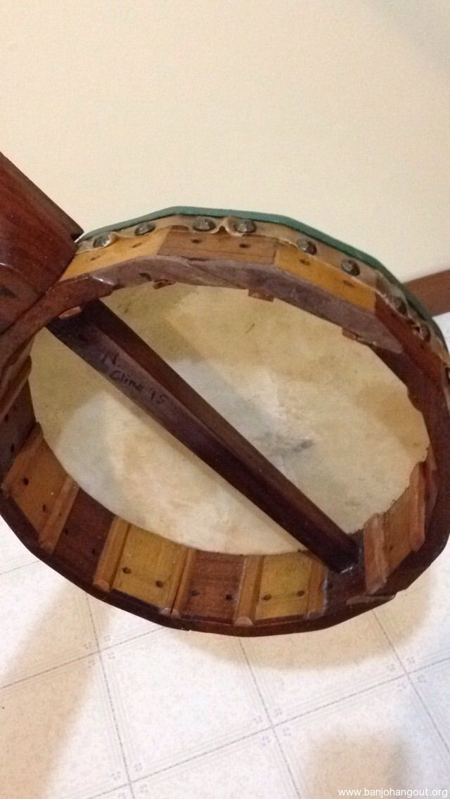 Folk Art Tackhead Banjo -- SOLD -- Pending funds - Used Banjo For Sale ...