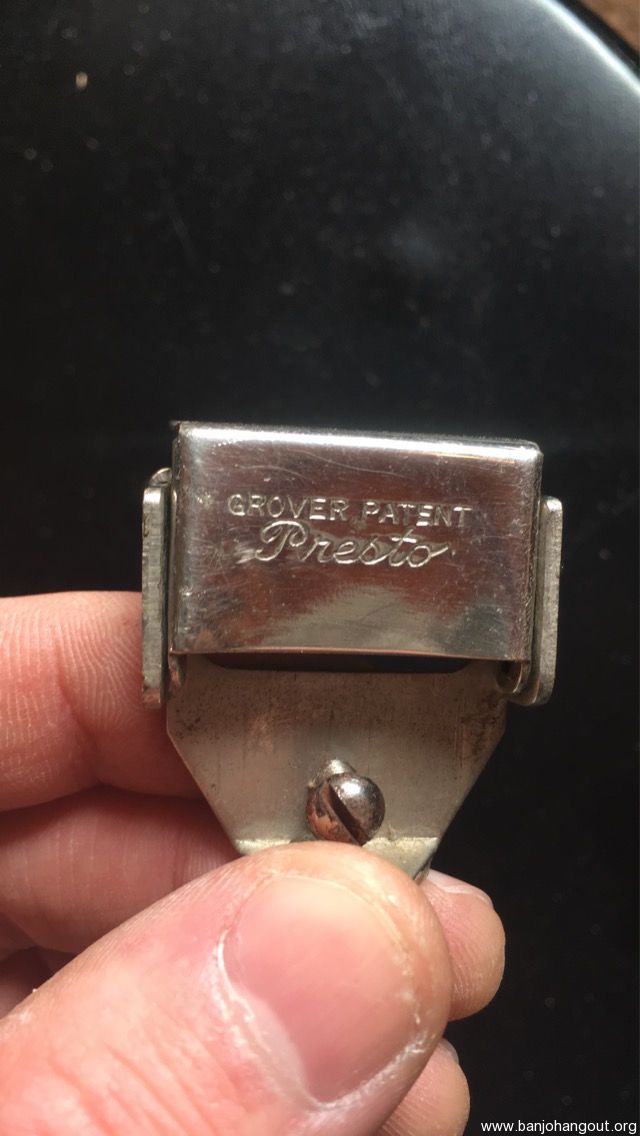 Grover Presto 4-string banjo tailpiece — SOLD pending - Used Banjo For ... Grover Presto 4-string banjo tailpiece — SOLD pending - Used Banjo For ...