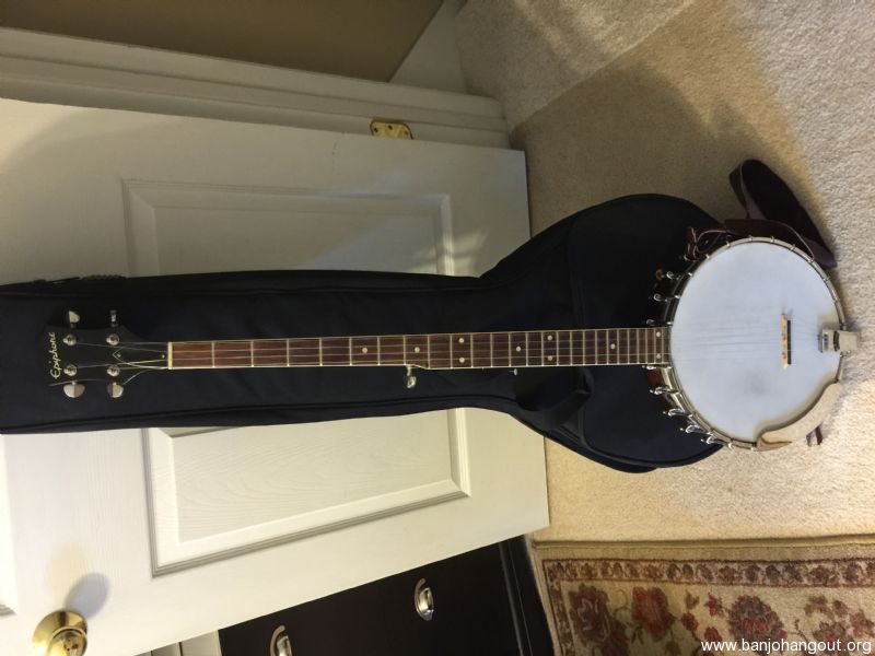 Epiphone (Seeger Folk Style) Long Neck, 5-String Open-Back Banjo - Used ...