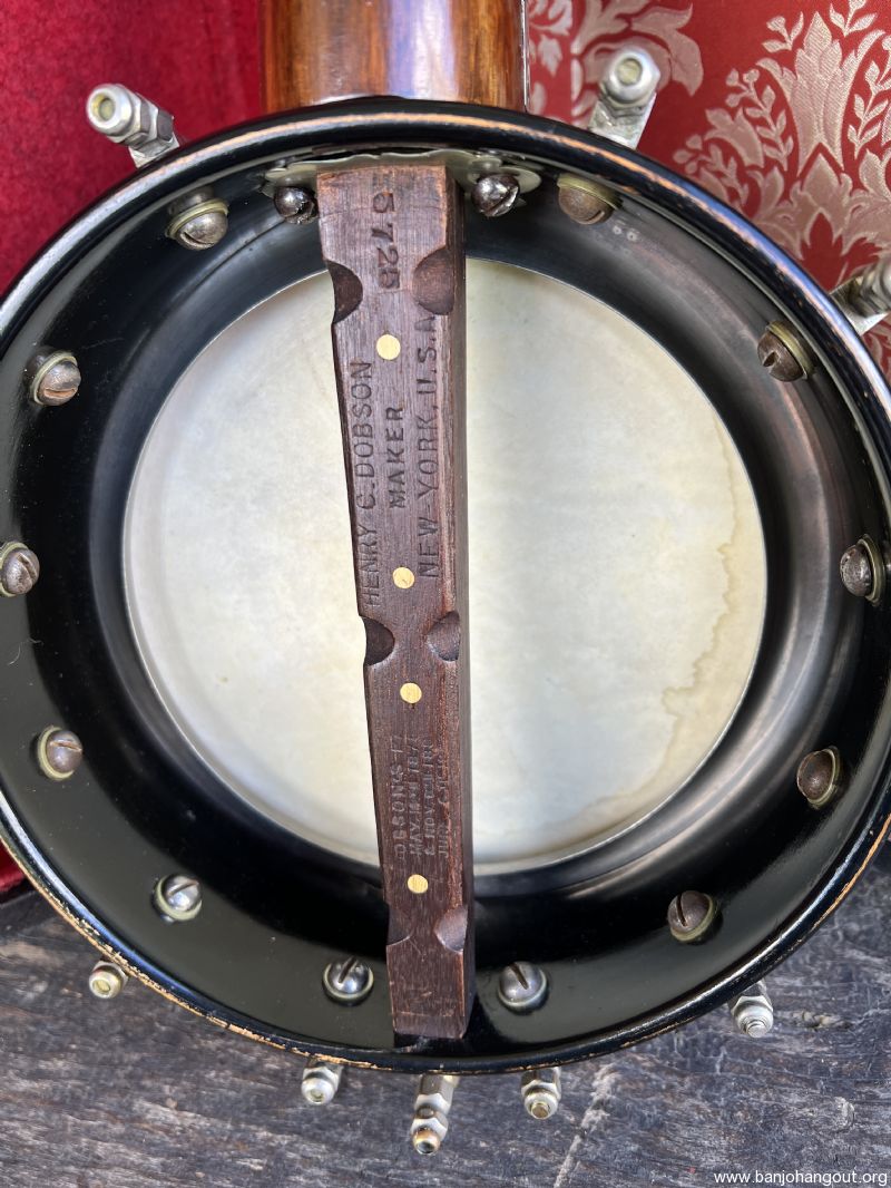 SOLD: 1880s Henry Dobson - Banjo Hangout