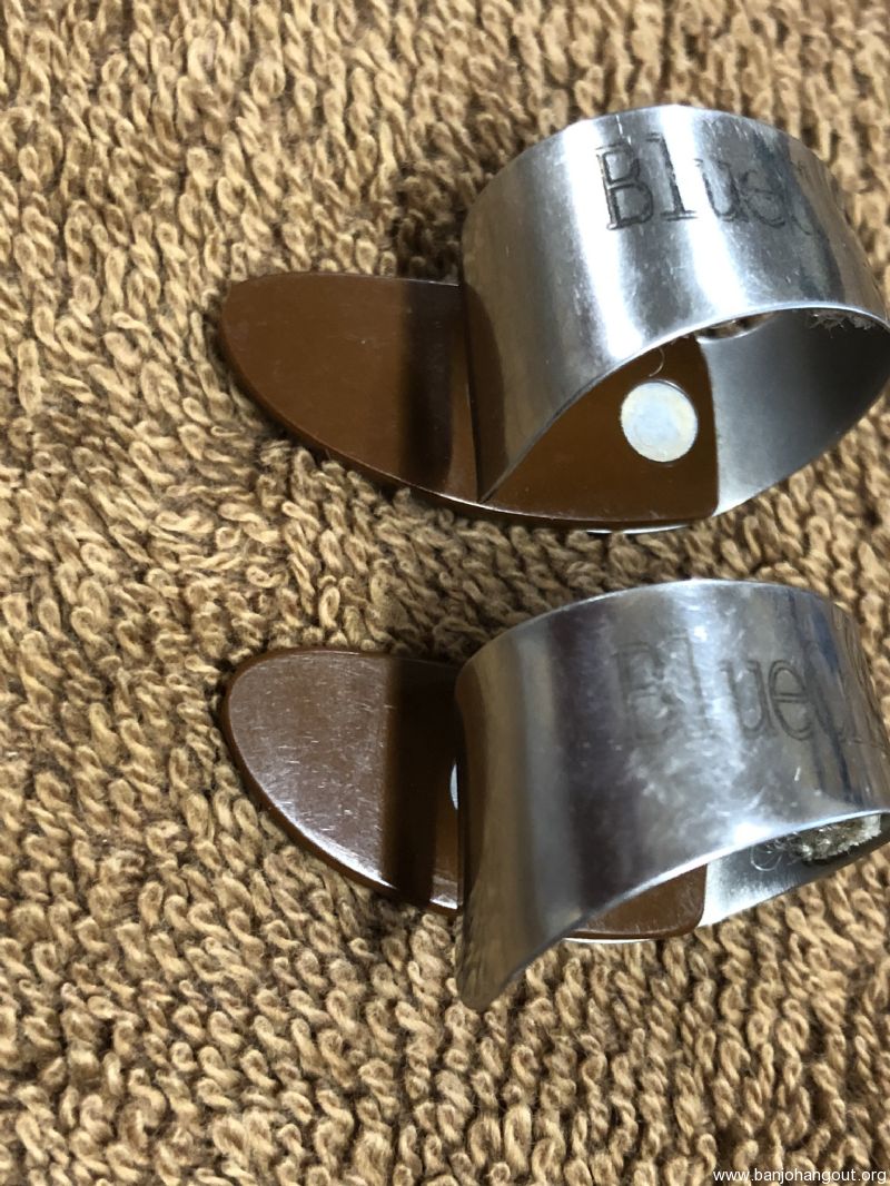 SOLD: Reduced $, Blue Chip thumb pick Lg. / with custom blade - Banjo ...