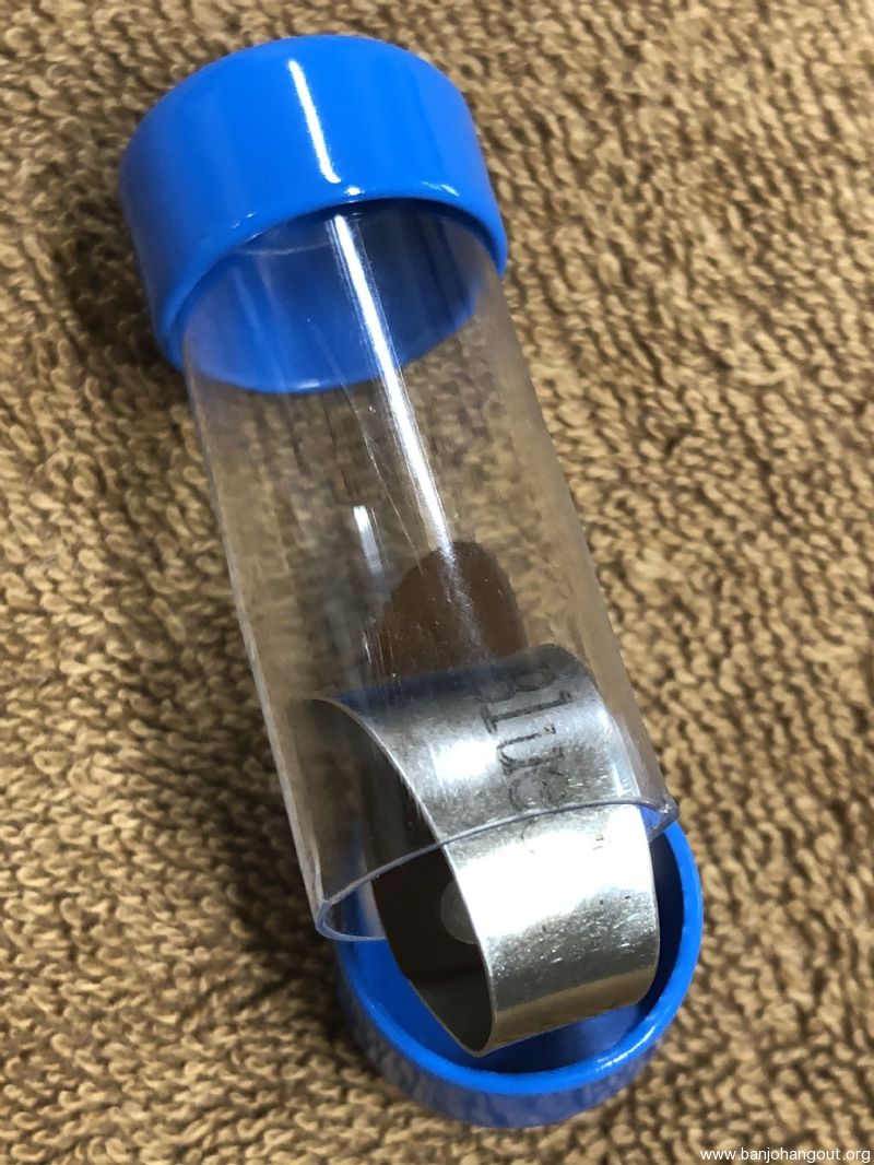 SOLD: Reduced $, Blue Chip thumb pick Lg. / with custom blade - Banjo ...