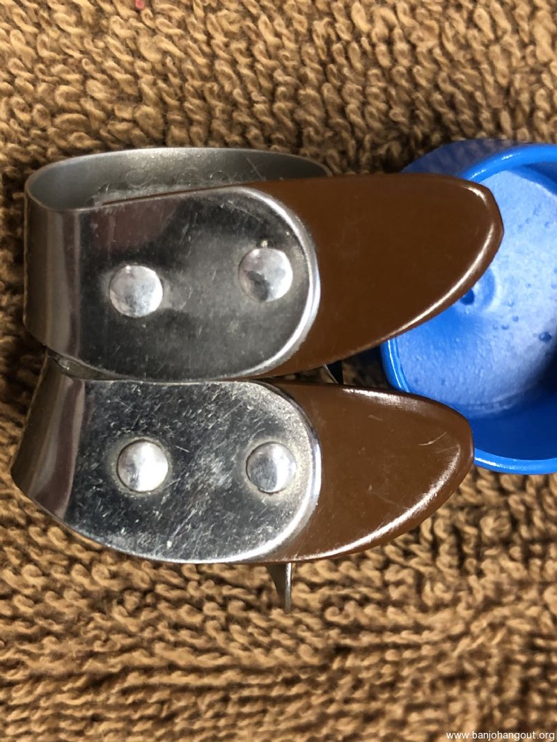 SOLD: Reduced $, Blue Chip thumb pick Lg. / with custom blade - Banjo ...