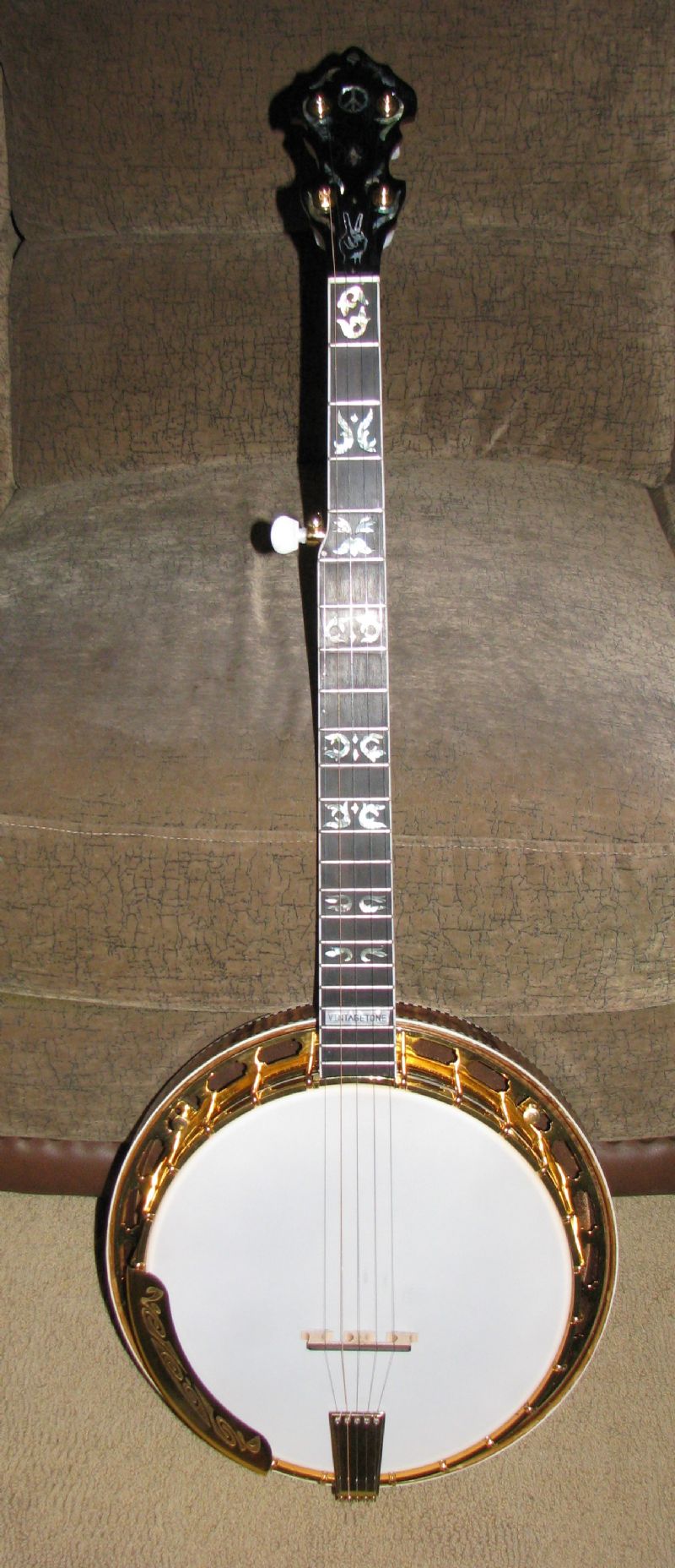 Front view of banjo - Homegrowngrass's Photos - Banjo Hangout