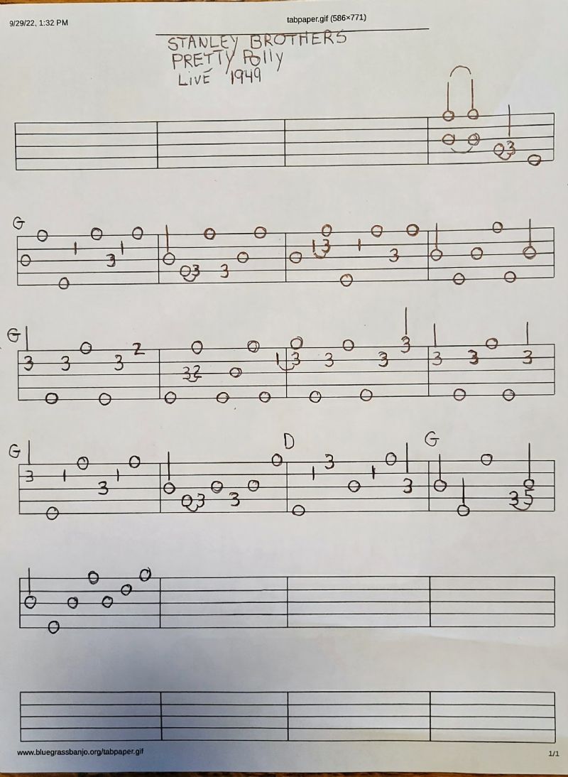 Stanley Brothers / Pretty Polly 1949 live recording - stanleytone's ...