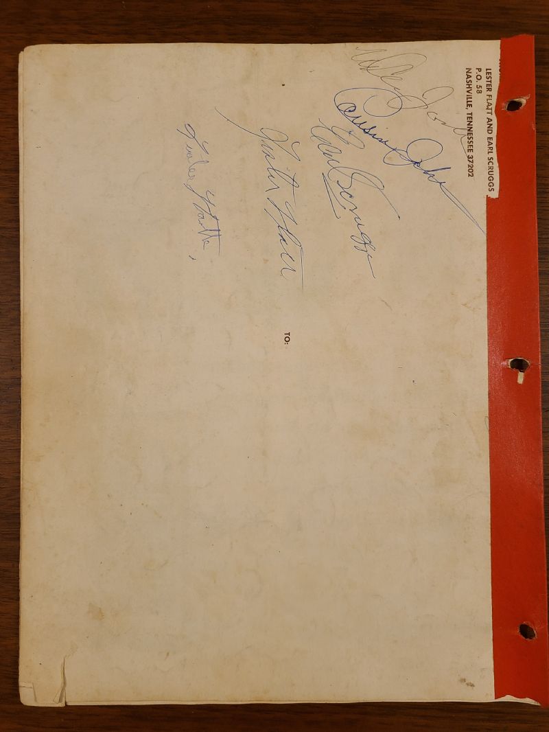 Lester Flatt, Earl Scruggs & Others Signature Identification Help ...