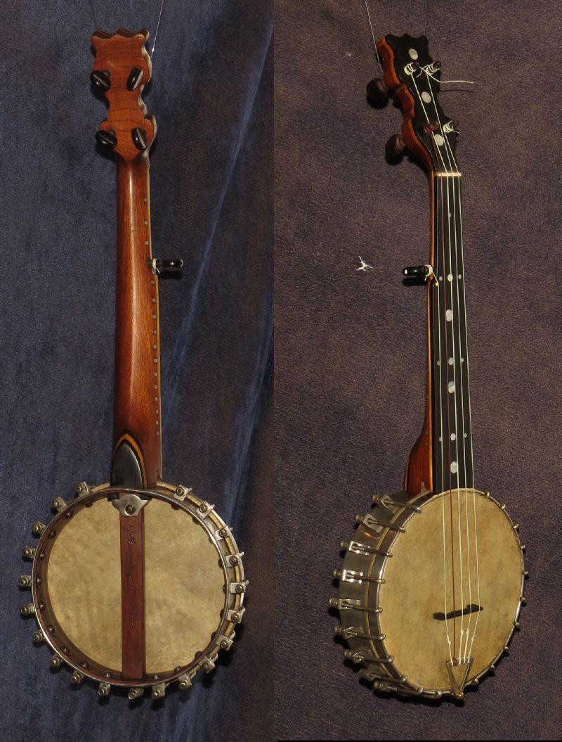 Joseph Kingsley Simson Piccolo Banjo made in London c.1900 - ahmet's ...