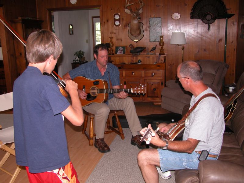 Colt, Ty,Brian - Larry Maples's Photos - Banjo Hangout