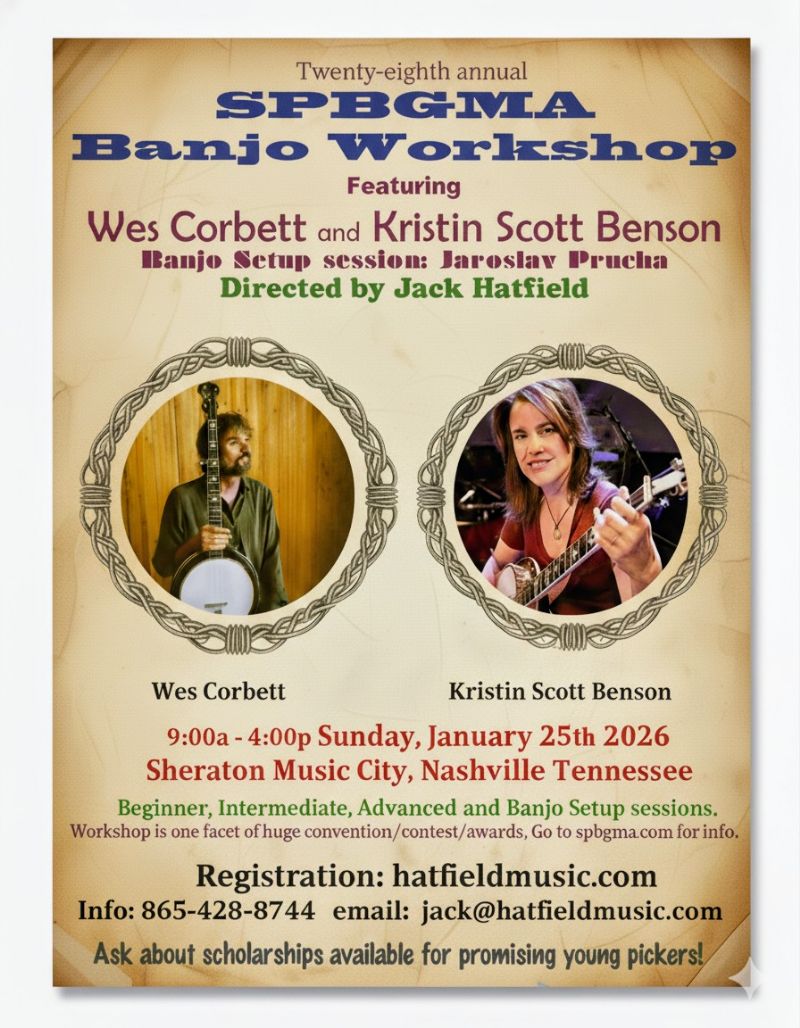 2026 SPBGMA Banjo Workshop - Discussion Forums - Banjo Hangout